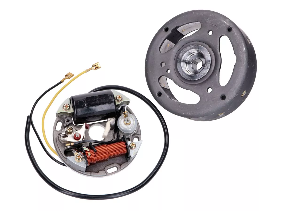 Ignition stator and rotor complete 6V 17W right-turning from 101 OCTANE ...