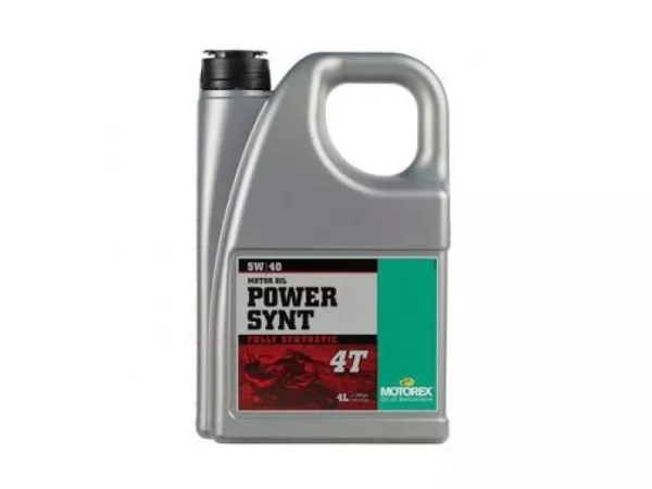 Oil -MOTOREX Power Synt 4T- 4-stroke SAE 5W-40 fully synthetic - 4000ml | Oil & Chemistry | Oils