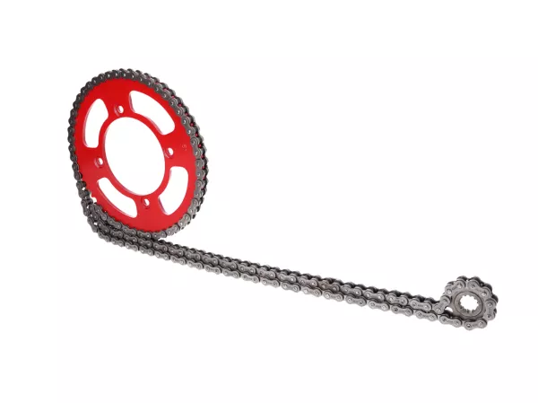 Chain set -101 OCTANE- 1151 teeth red for Beta RR 50 Enduro 05- High ...