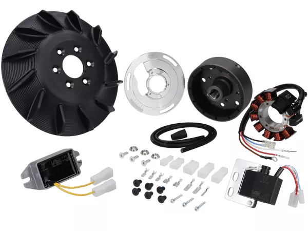 VAPE "Black Edition "12V ignition Vespa Classic - strong light ...